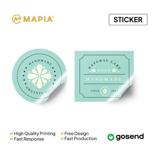 Jual Stiker Custom Bentuk A3+ Label Produk & OlShop - Mapia Printpack - Jakarta Barat - Mapia ...