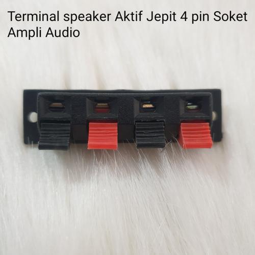 Jual Terminal Speaker Jepit 4 pin Soket Ampli Audio Aktif - Kota Malang ...