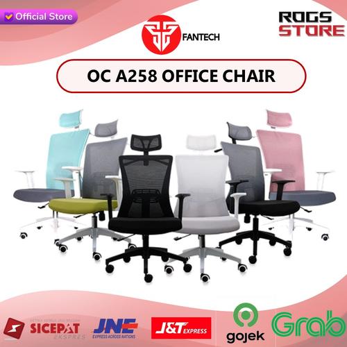 Promo FANTECH OC A258 OFFICE CHAIR KURSI KANTOR - GREY Cicil 0% 3x ...