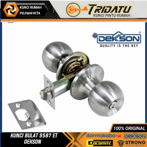 Jual KUNCI PINTU KAMAR MANDI BULAT DEKSON KCBL 9587 ET GAGANG PINTU WC ...
