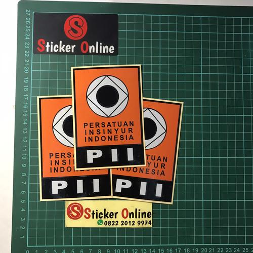 Jual Stiker PII Persatuan Insinyur Indonesia | Sticker Cutting Motor ...
