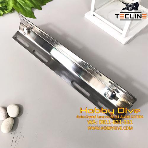 Jual TECLINE Single Tank Adapter SS with Screws - 7X36CM - Scuba Diving ...