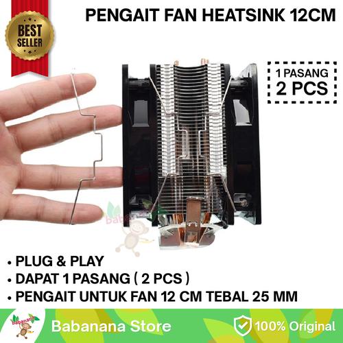 Jual PENGAIT FAN HEATSINK 12CM KAIT KIPAS PENDINGIN PROSESOR HEAT SINK ...