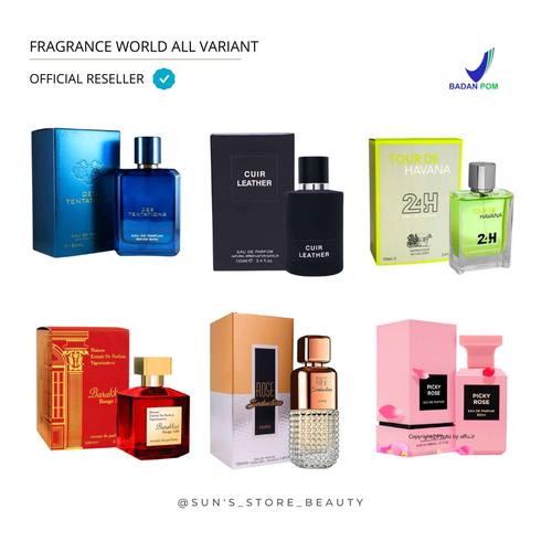 Jual Fragrance World Parfum Original Natural Spray 80ml 100ml For ...