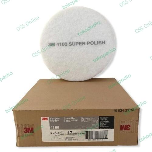 Jual PAD Putih 17 INCH 3M DIAMETER 43 CM WHITE SPONGE PAD FOR FLOOR ...
