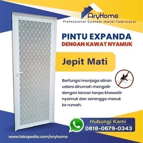 Jual Pintu Expanda Premium Coklat Aluminium Ibu Vivi - Jakarta Pusat ...