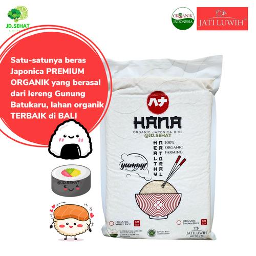 Jual Beras Jepang Organik Japonica HANA JATILUWIH 2 kg - Jakarta Barat ...