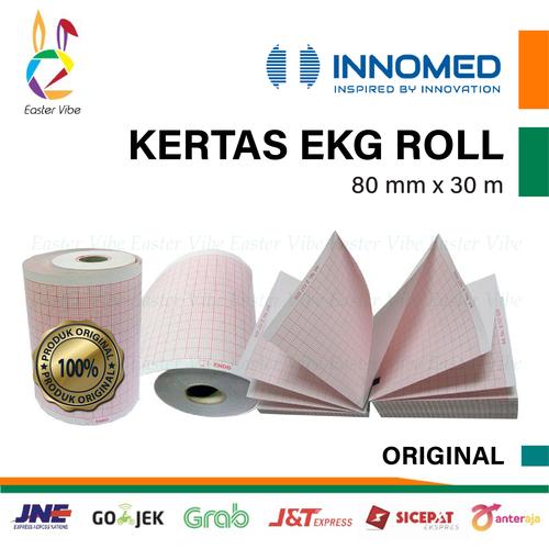 Jual KERTAS EKG INNOMED ROLL 80x30 ECG EKG PAPER 8cm x 30m - Jakarta ...