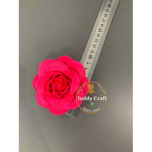 Jual Bunga Rose Hot Pink Flower Pink Fanta Korsase Bunga Kain Tanda ...