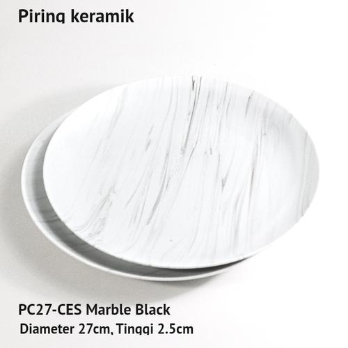 Jual Piring ceper keramik 27cm PC27-CES varian 1pcs by Indo keramik ...