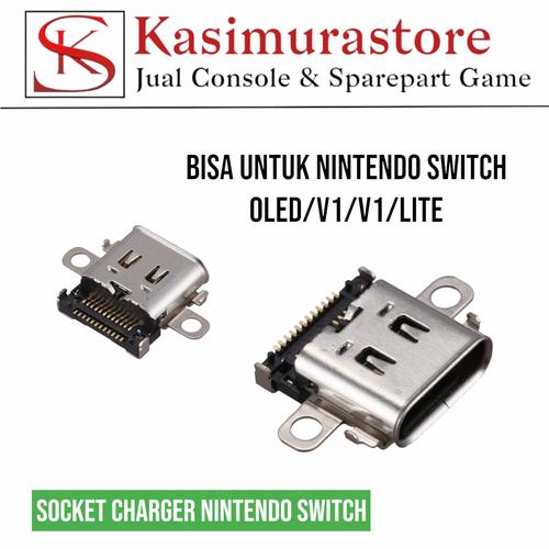 Jual Socket Cas Charger Nintendo Switch Lite / V1 / V2 / OLED - Switch ...