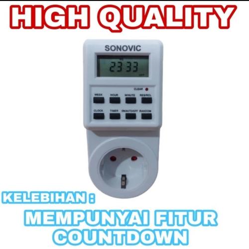 Jual Stop Kontak/ Colokan Timer otomatis dengan settingan Jam tertentu ...