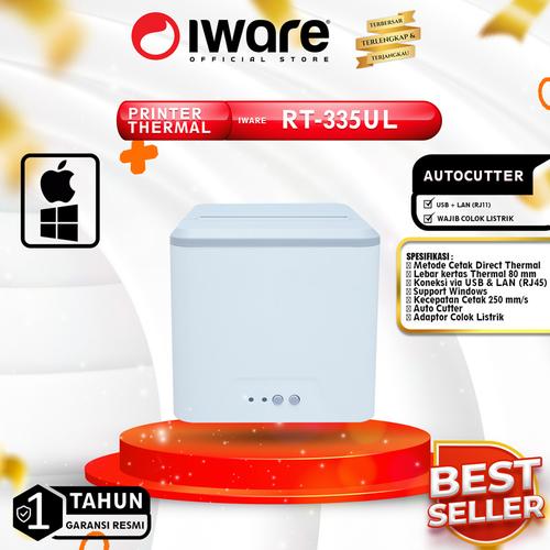 Promo POS MINI PRINTER KASIR 80MM THERMAL IWARE J200UL (USB+LAN+RJ11 ...