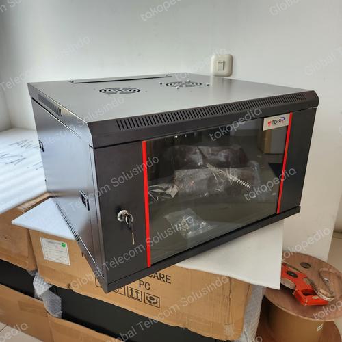 Jual Wallmount Rack 6U / Rack Server 6U / Close Rack 6U Tempered Glass ...