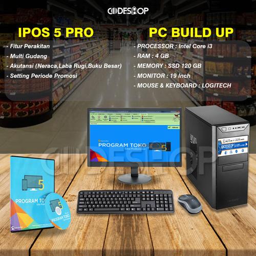 Promo Paket Lengkap Komputer Kasir IPOS 5 Pro + BTP299+ CK335 - BTP299 ...