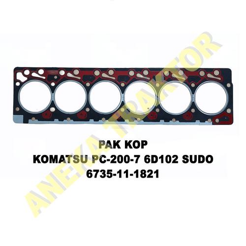 Jual PAK PACKING KOP HEAD DEKSEL KOMATSU PC200-7 PC200-6 6D102 6735-11-1820 - VEXTOR - Kota ...