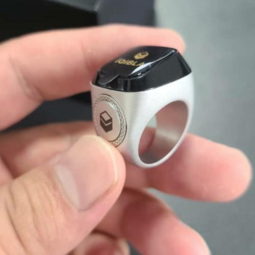 Jual IQIBLA ZIKR RING ALUMINIUM ALLOY DIGITAL TASBIH SMART KONEKSI KE ...