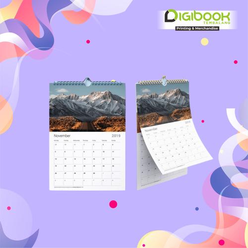 Jual Kalender Dinding 2023 Landscape Isi 3 lembar cetak 2 Muka jilid ...