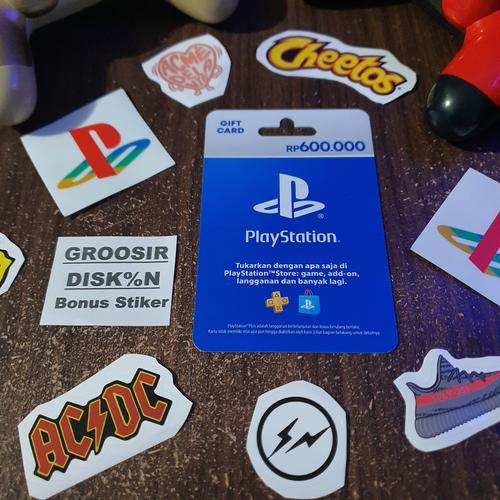 Jual Gift Card Playstation Store IDR PS4 PS5 PSN 600 600K 600000 600. ...