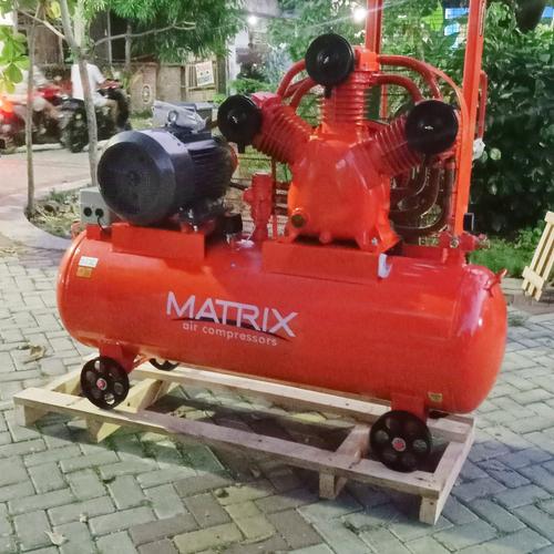 Jual kompresor 15 hp matrix 3 silinder tabung 350 liter - diesel 30 hp ...