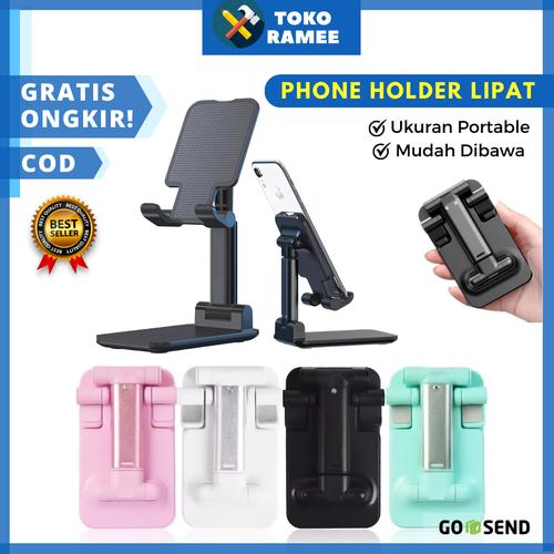 Jual STAND HOLDER HP MEJA HD-23 MODEL LIPAT FOLDING PENYANGGA SANDARAN ...