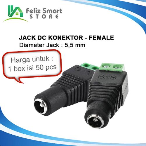 Jual JACK DC FEMALE CCTV | KONEKTOR JACK DC FEMALE - Jakarta Utara ...