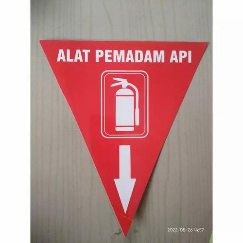 Jual Stiker Alat Pemadam Api Ringan (APAR) - Segitiga - Kab ...