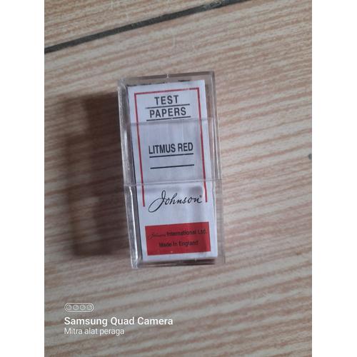 Jual Kertas Lakmus Merah johnson / test papers litmus red - Kota Bekasi ...