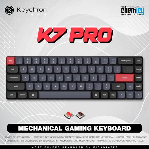 Jual Keychron K7 Pro Hotswap RGB Backlight Mechanical Gaming Keyboard ...