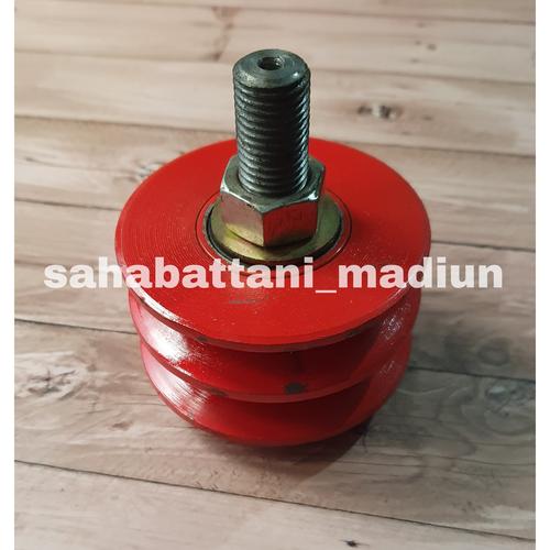 Jual Pulley Puli Pully Tensioner 2 Jalur Diameter 9 cm Pully Angkat ...
