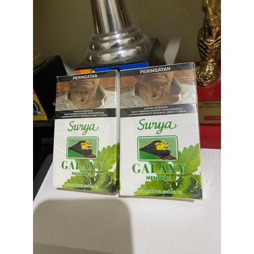 Jual Surya Galaxy Hijau dan Rokok Kretek SR International Menthol 12 ...