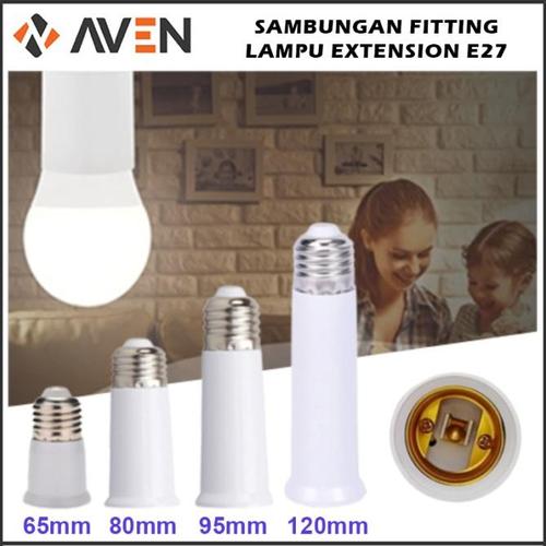 Jual [Promo] Aven Sambungan Fitting Lampu E27 Downlight Socket ...