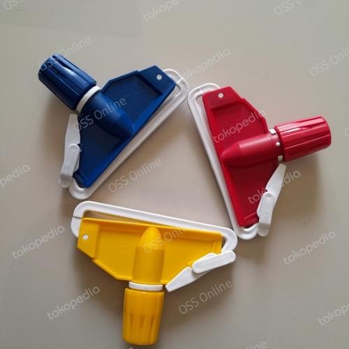 Jual KEPALA MOP JEPIT HOLDER PLASTIK PENJEPIT KAIN FRAME PEL SUMBU - W ...