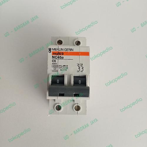 Jual MCB 2P 6A MERLIN GERIN MULTI9 NC45A C6 2 PHASE - Kota Surabaya - UD BAROKAH JAYA 2 | Tokopedia