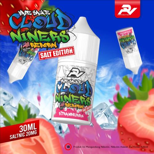 Jual Cloud Niners Strawberry Salt Nic 30ML by Cloud Niners x RV - Liquid - SALT 20MG 30ML - Kab ...