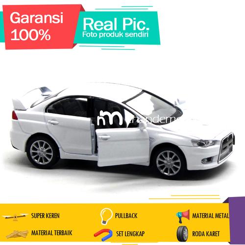 Jual Kinsmart Diecast Mainan Mobil Miniatur Mitsubishi Lancer Evo X ...