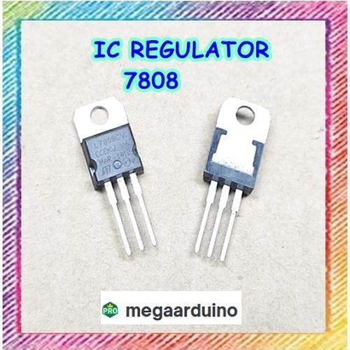 Jual IC L7808CV L7808 7808 Linear Voltage Regulator TO-220 - Kota ...