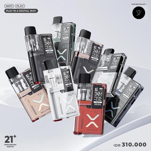 Jual MOTI PLAY POD MOD SYSTEM VAPE KIT AUTHENTIC - BLUSH PINK - Kab ...