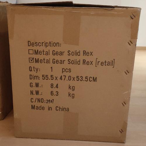 Jual 3A ThreeA Threezero Metal Gear Solid Rex 1/48 scale - Jakarta ...
