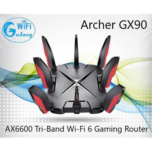 Jual Tp-Link Archer GX90 AX6600 Tri-Band Wi-Fi 6 Gaming Router AX 6600 ...
