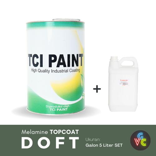 Jual TCI Paint Melamine Top Coat Doft 5 Liter SET - cat melamin ...