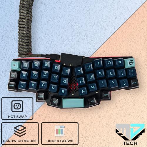Jual Rakit Reviung41 Ergo QMK DIY Mechanical Keyboard Hotswap Reviung ...