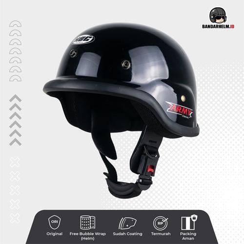 Jual Helm Chip HBC Army Black Glossy sudah SNI - Kota Bandung ...