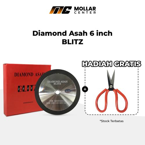 Jual Diamond asah TCT 6" x #240 1sisi BLITZ/ diamond grinding wheel ...