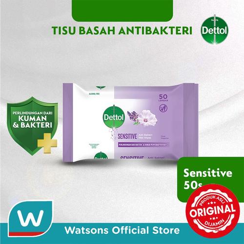 Jual Dettol Antiseptic Wet Wipes Sensitive 50s - Kab. Tangerang ...