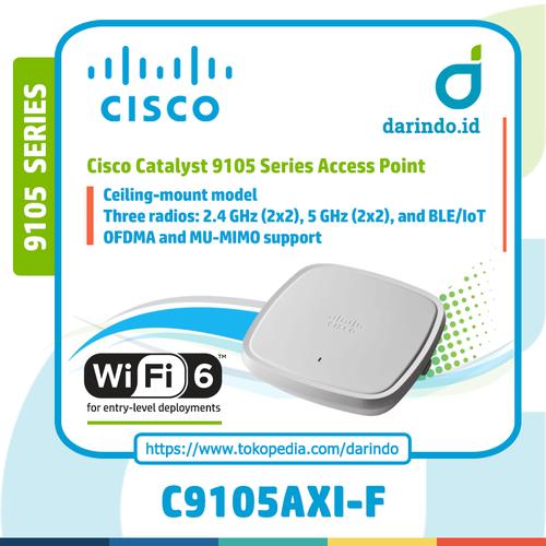 Jual Cisco Catalyst 9105 Series Access Point [C9105AXI-F/C9105AXI-EWC-F ...
