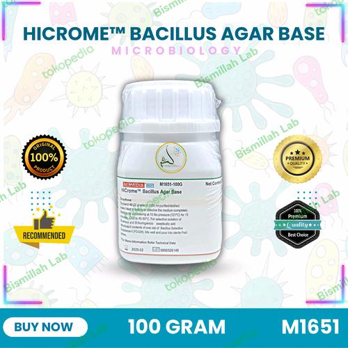 Jual HiCrome Bacillus Agar Base - Media Mikrobiologi, 100 gram - Kab ...