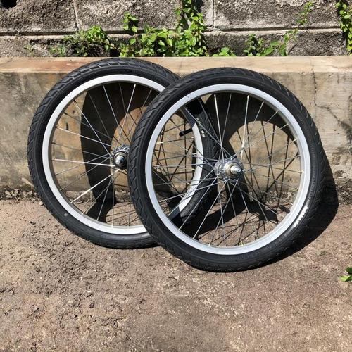 Jual Velg sepeda ruji uk 12 16 18 20 komplit set depan belakang - 20 ...