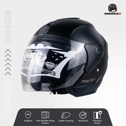 Jual Helm HBC Phantom Black Doff Original - Kota Bandung - BANDARHELM ...