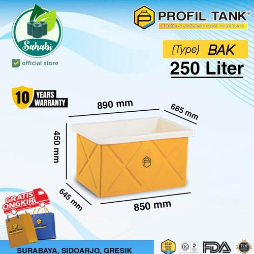 Jual Tandon Toren Tangki Air BAK TERBUKA PROFIL TANK 250 L Invoice ...